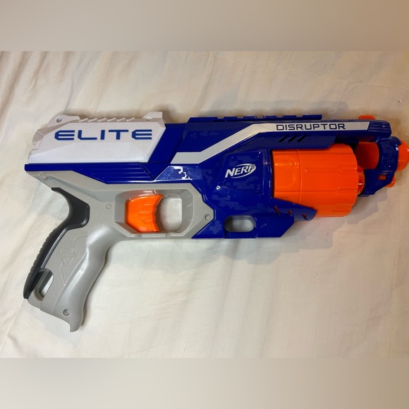 Nerf | Toys | Nerf Disruptor Elite Blaster Nstrike 6 Dart Toy Gun ...